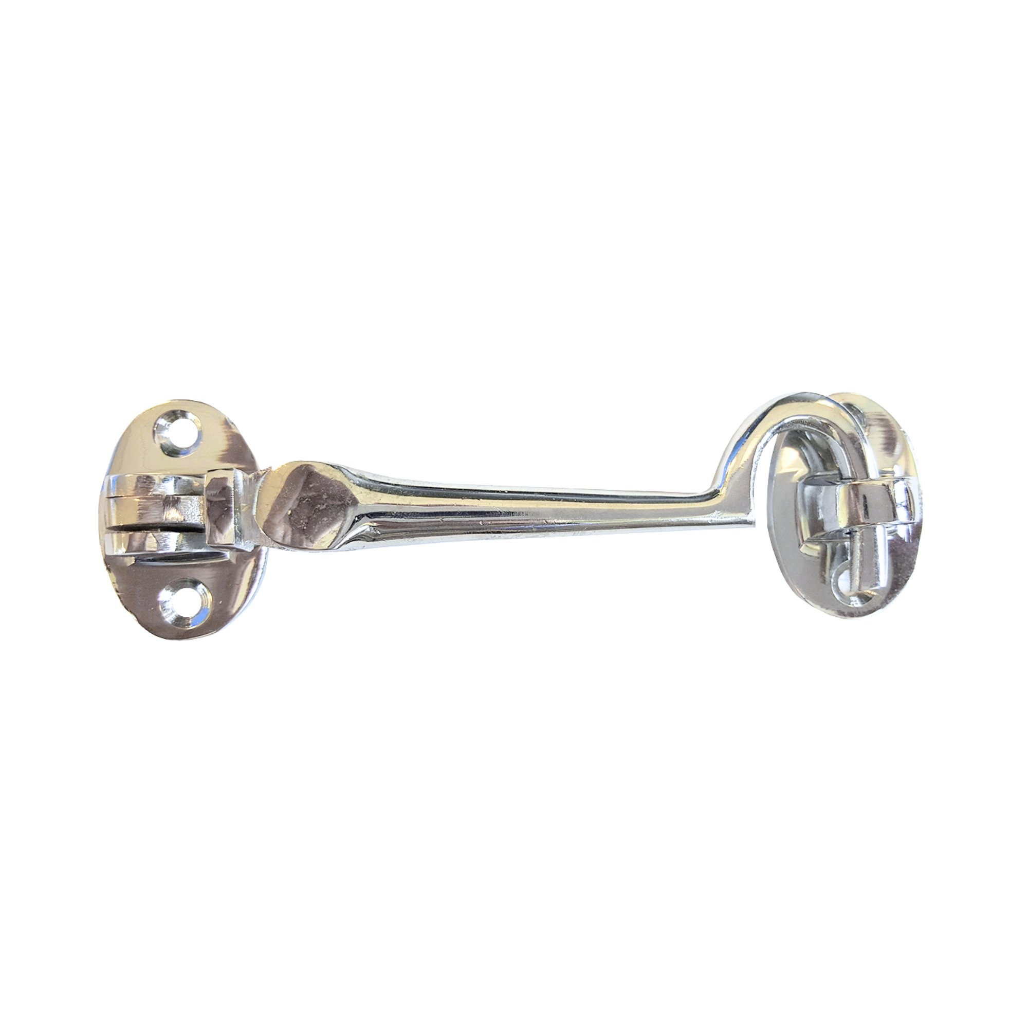 Cabin Hook Eye Latch 4 Inch (100mm) Gate & Door Lock - Chrome Plated ...