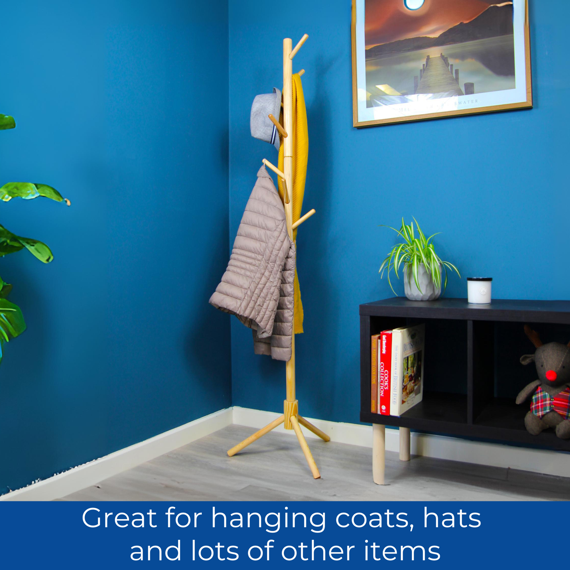 Wooden Tri Leg Tree Coat Stand - Pine – Select Hardware
