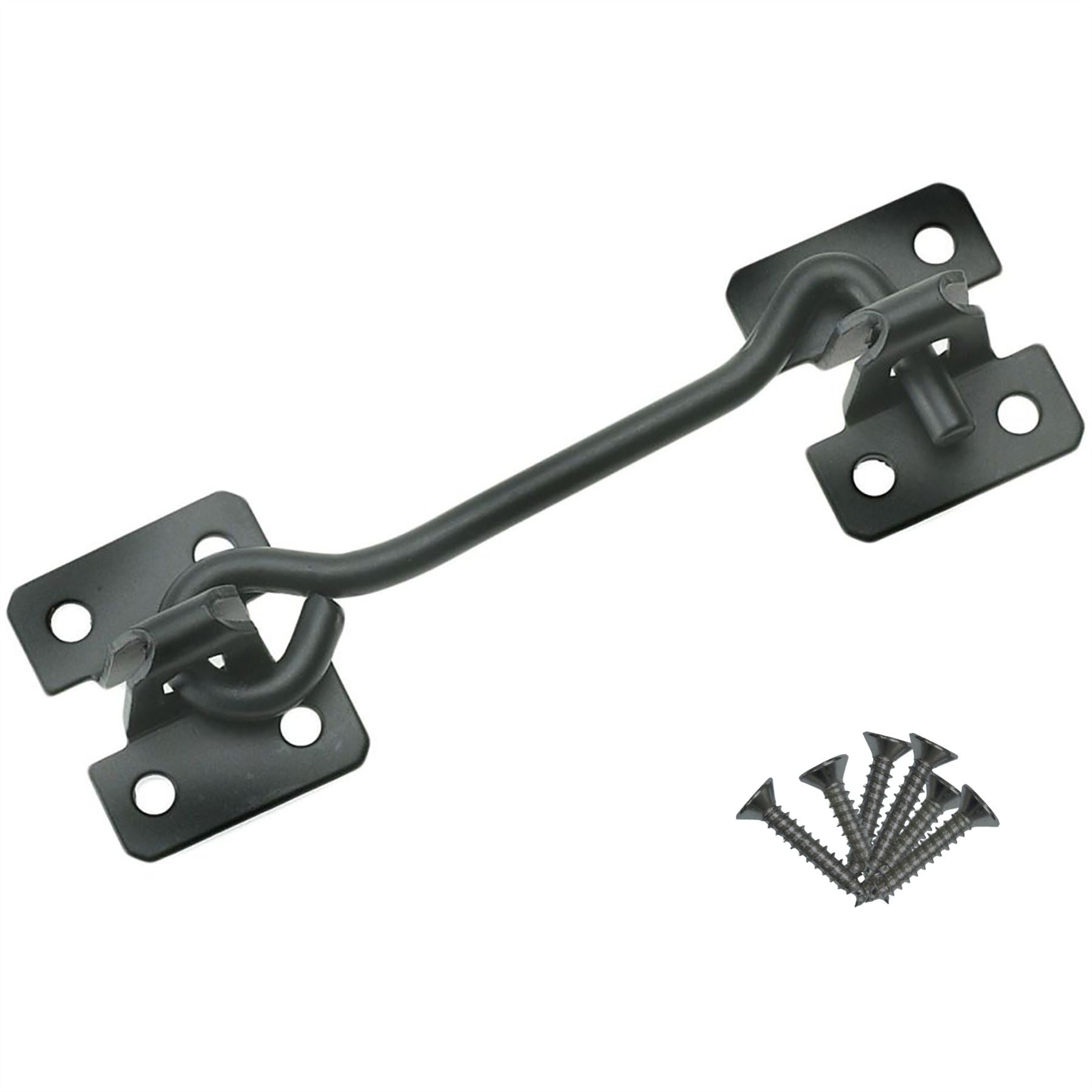 Wire Cabin Hook Eye Latch 3 Inch (75mm) Gate & Door Lock - Black – Select Hardware
